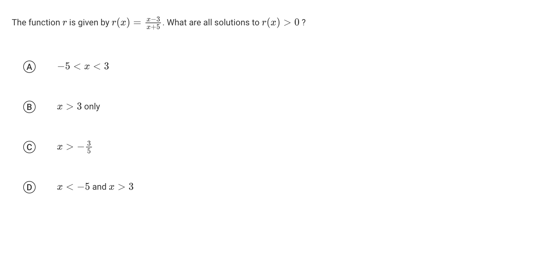 Solved The function r ﻿is given by r(x)=x-3x+5. ﻿What are | Chegg.com