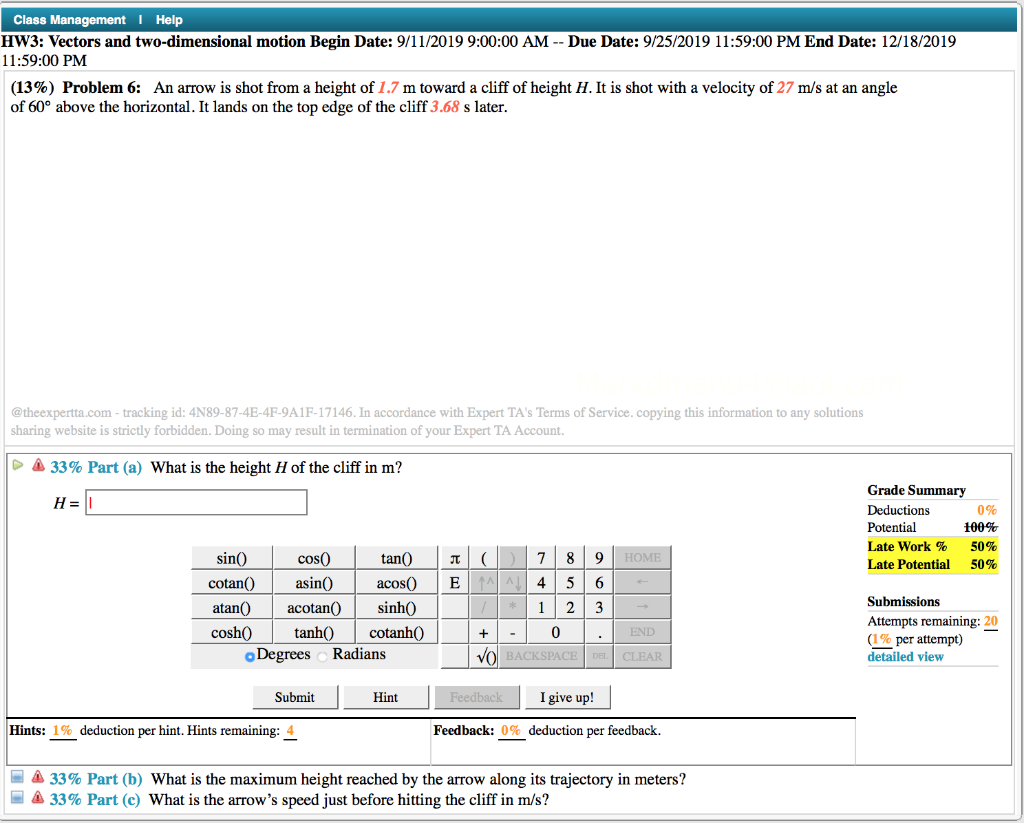 Solved Class Management | Help HW3: Vectors and | Chegg.com