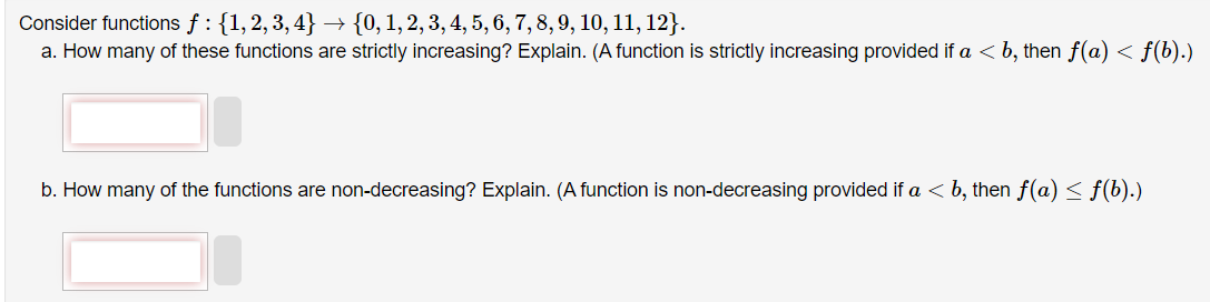 Solved Consider functions | Chegg.com
