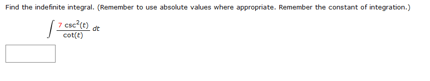 Solved Find the indefinite integral. (Remember to use | Chegg.com