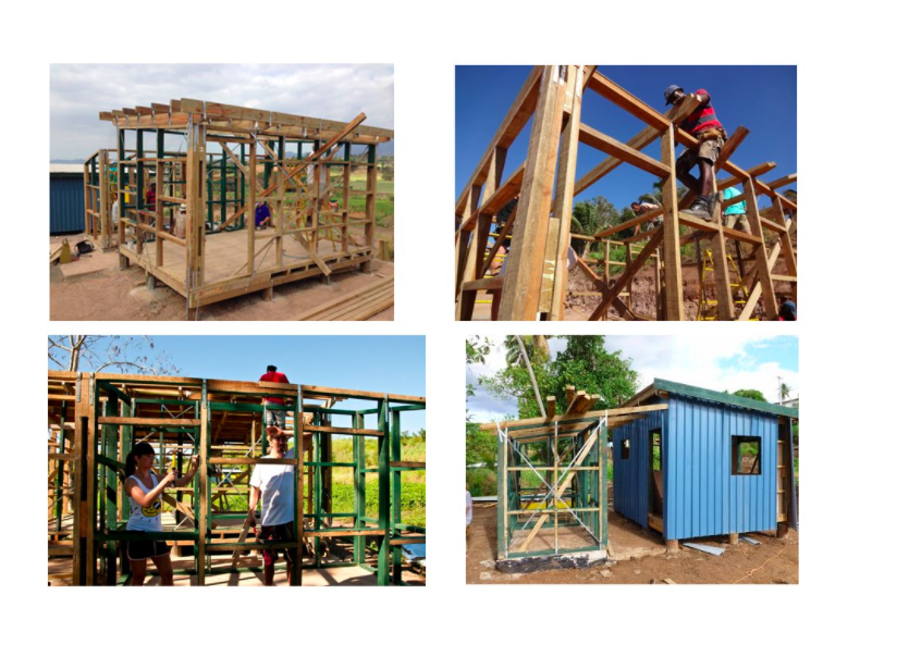 Solved Drawing - Project 5 - Cyclone-proof housing in Fiji | Chegg.com