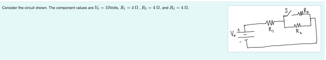 Solved 1.Determine the power dissipated by R1R1 when the | Chegg.com