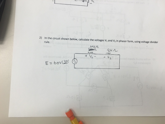 Solved In the circuit shown below, calculate the voltages | Chegg.com