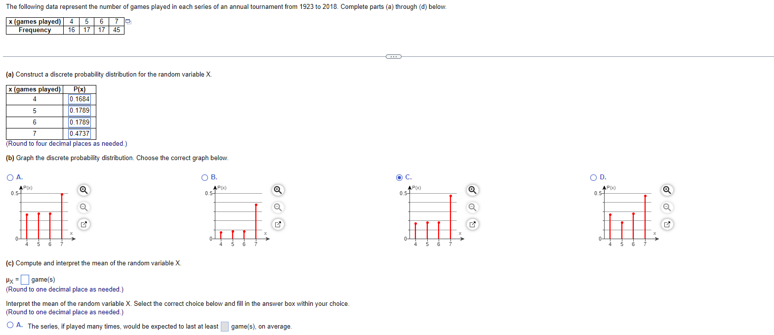 Solved (a) Construct a discrete probability distribution for | Chegg.com