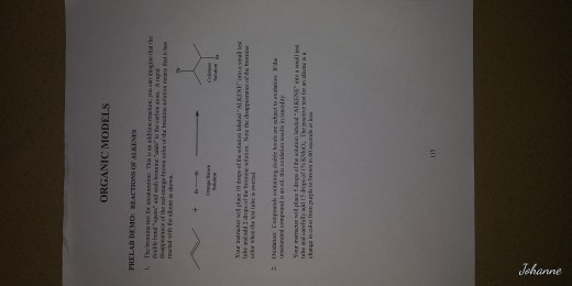 Solved ORGANIC MODELS NAME ORGANIC MODELS PREEAR DEMO: | Chegg.com