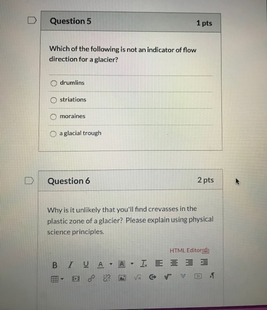 Solved Question 5 1 pts Which of the following is not an | Chegg.com