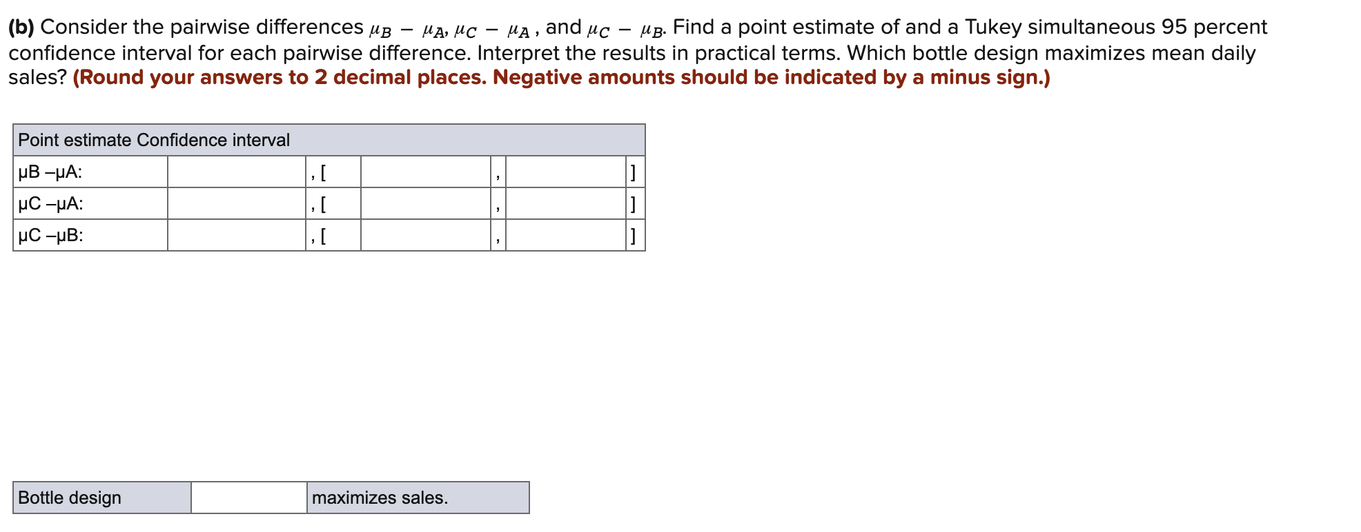 Solved A consumer preference study compares the effects of | Chegg.com