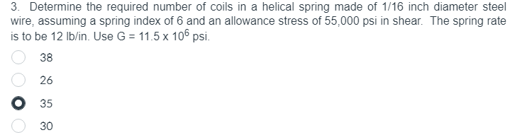 Solved 3. Determine the required number of coils in a | Chegg.com