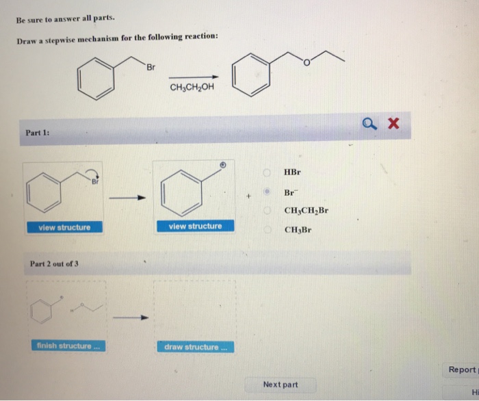 Solved Be sure to answer all parts. Draw a stepwise | Chegg.com