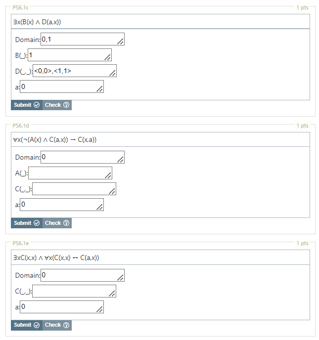For each of the following sentences, give an | Chegg.com