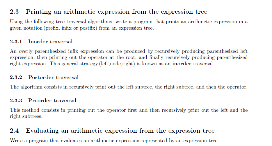 Given an arithmetic expression in infix or postfix | Chegg.com