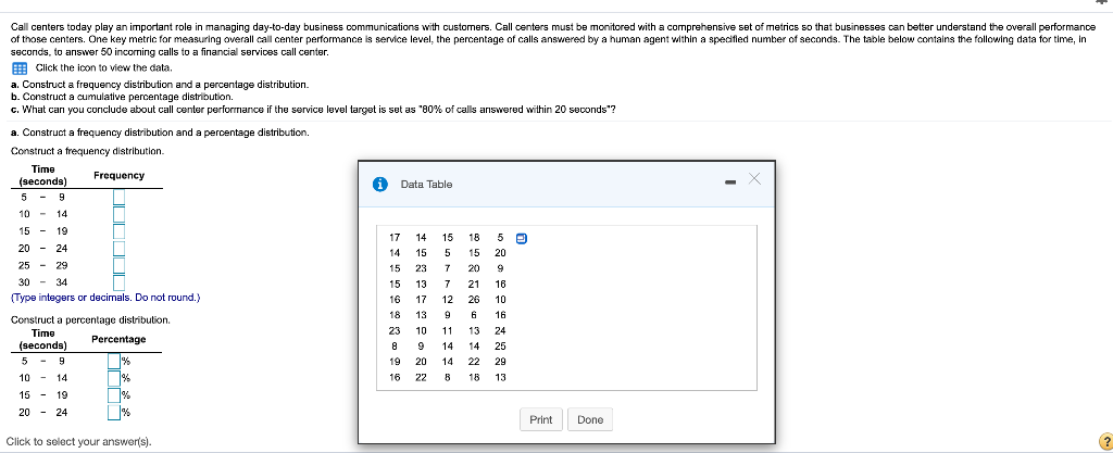 Solved Call centers today play an important role in managing | Chegg.com