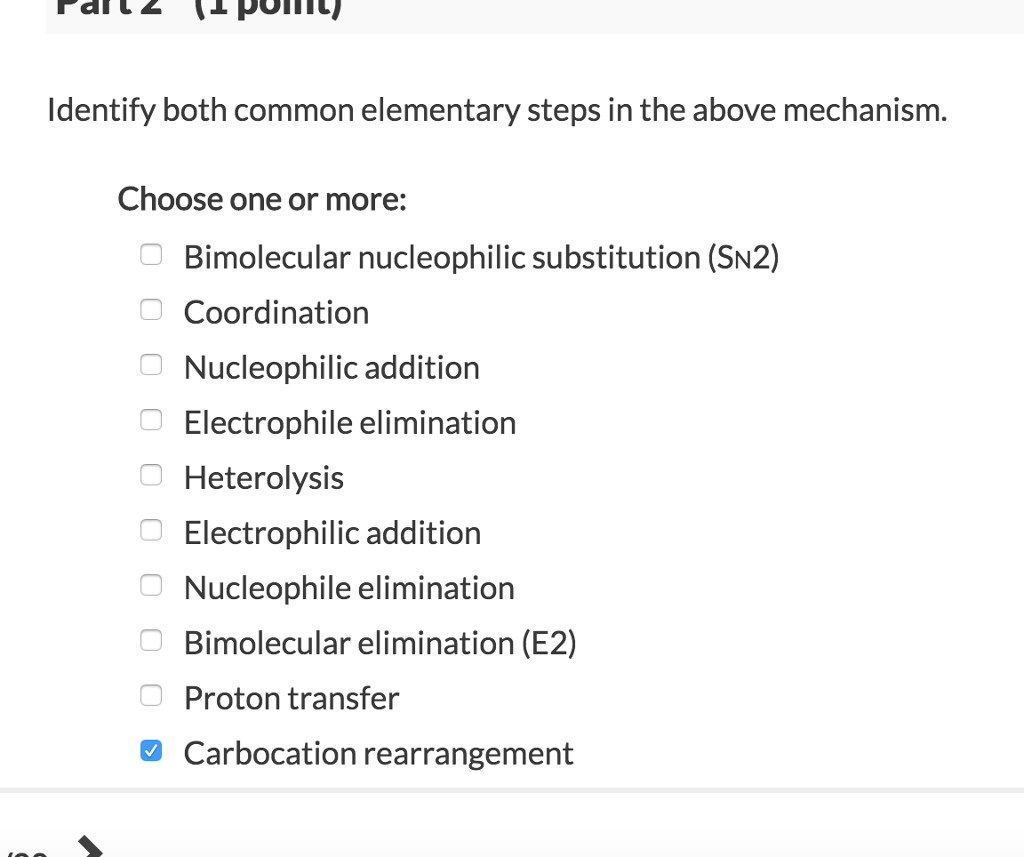 Identify both common elementary steps in the above | Chegg.com