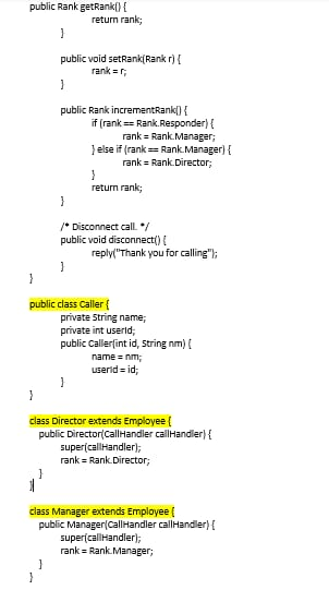 Create class diagram based on code given: Code: | Chegg.com