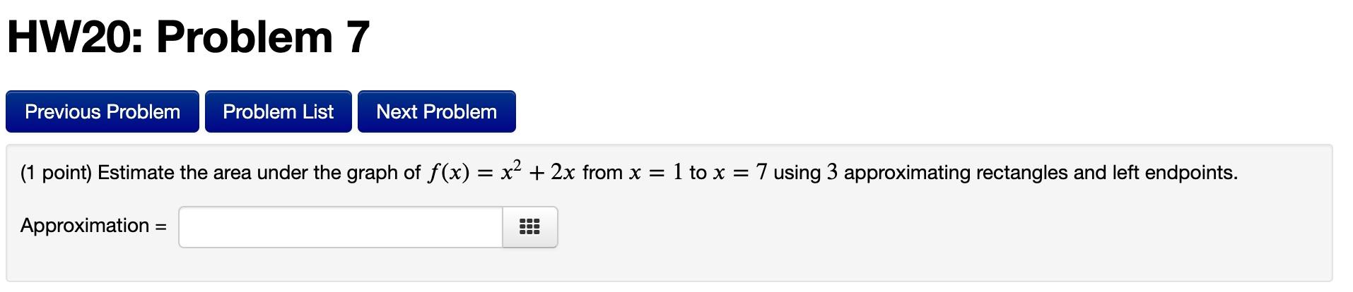 Solved HW20: Problem 7 Previous Problem Problem List Next | Chegg.com