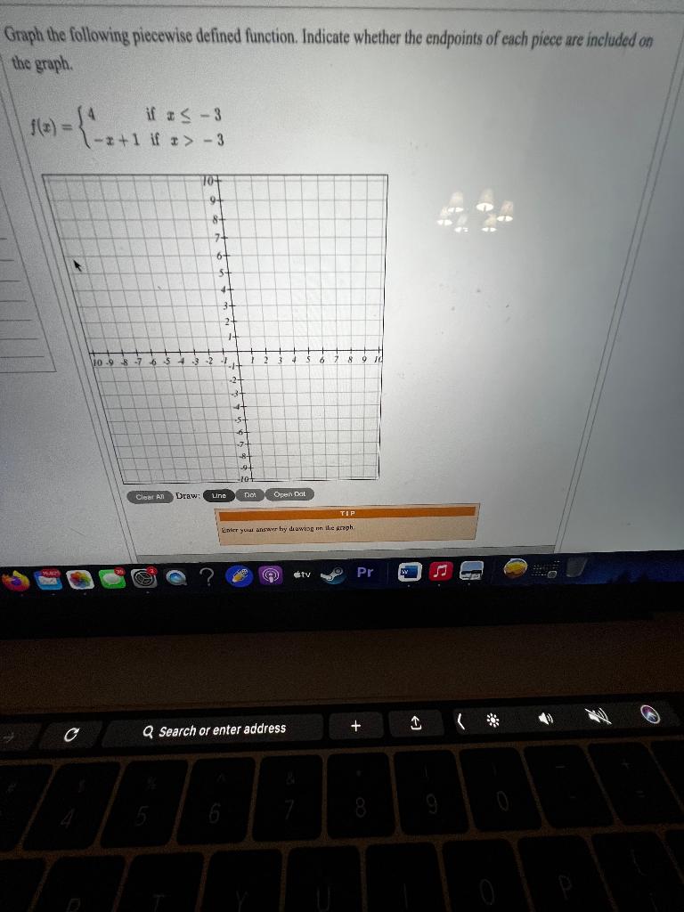 Solved Graph the following piecewise defined function. | Chegg.com