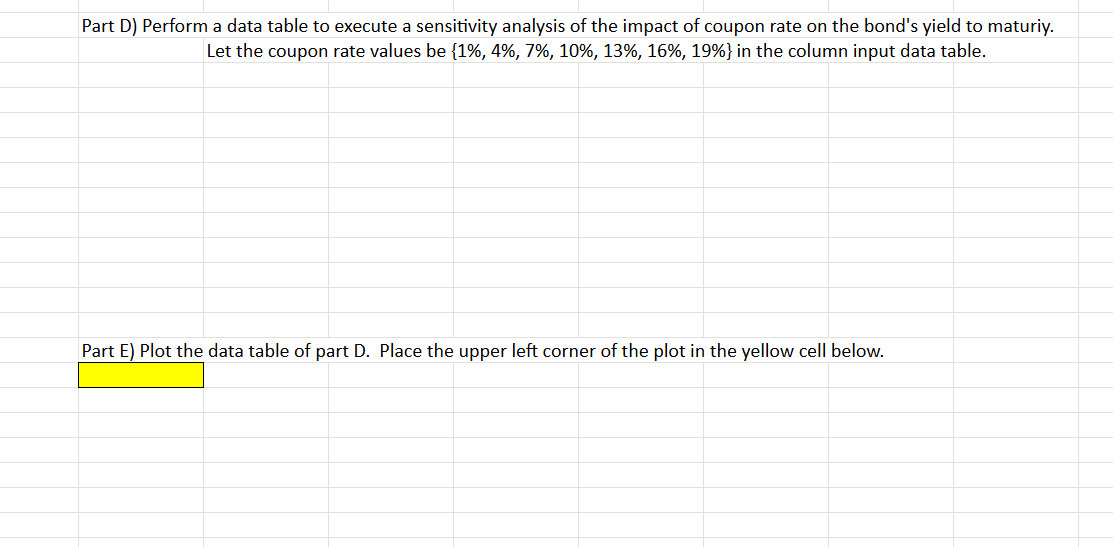 Solved Part D) ﻿Perform a data table to execute a | Chegg.com