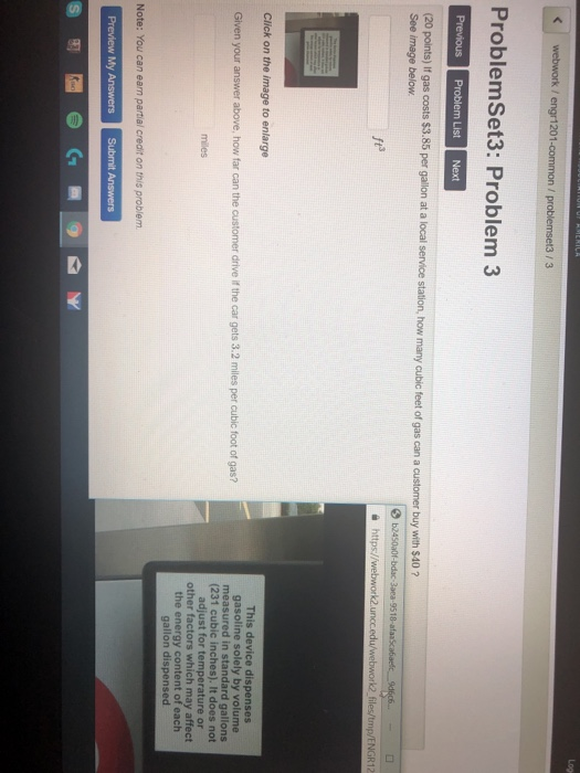 Solved / engr1201-common/ ProblemSet3: Problem 3 20 points) | Chegg.com