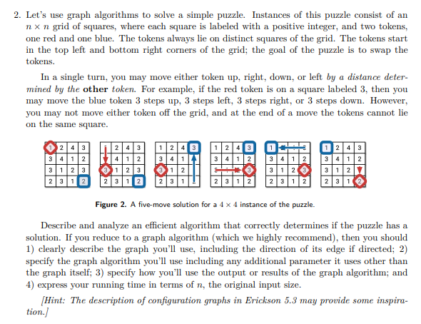 Let’s use graph algorithms to solve a simple puzzle. | Chegg.com
