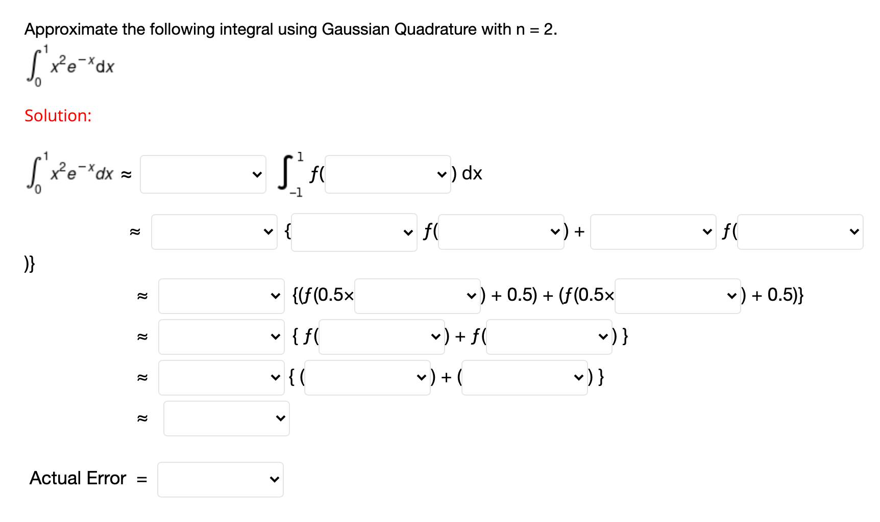 Solved Approximate the following integral using Gaussian | Chegg.com