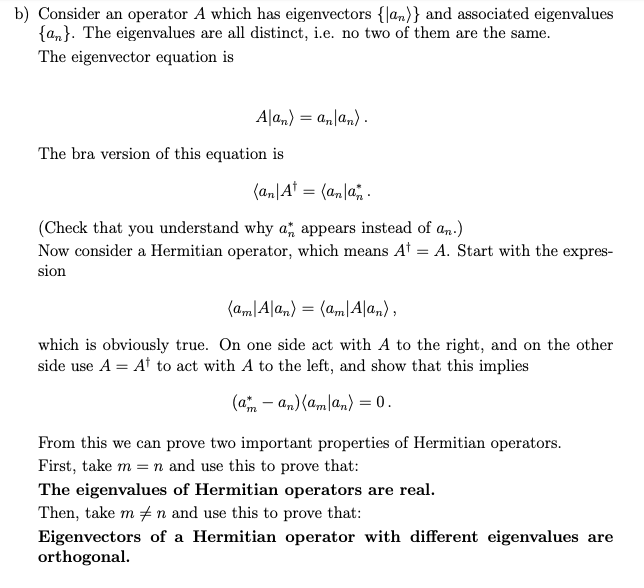 Solved 4. (5 point) Adjoints and Hermitian operators a) | Chegg.com