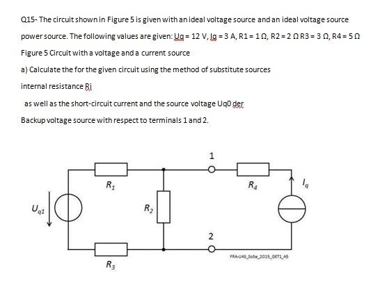 Solved Q14-The circuit shown in Figure 4 with four current | Chegg.com