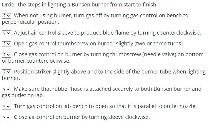 Steps To Lighting A Bunsen Burner Safely | Americanwarmoms.org