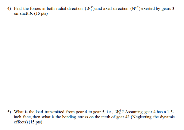 Problem 2. Gear Analysis. A gear train is composed of | Chegg.com