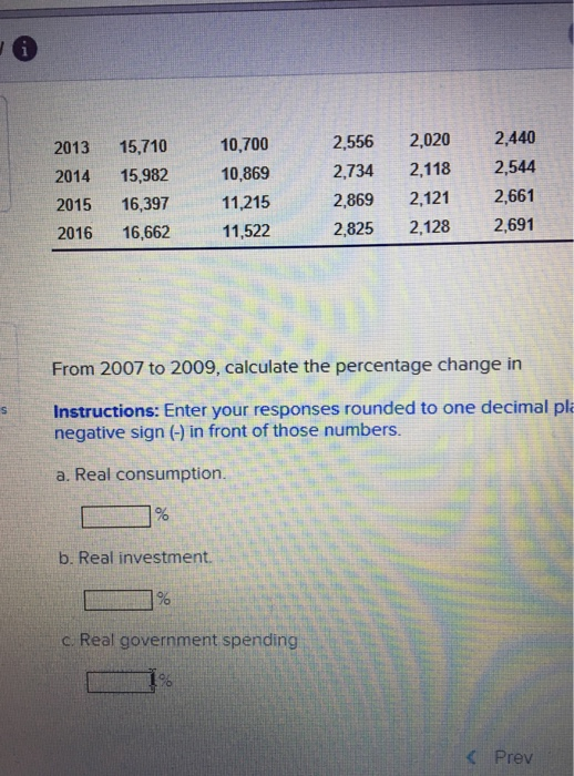 Solved Personal Gross Private Investment (in billions of | Chegg.com