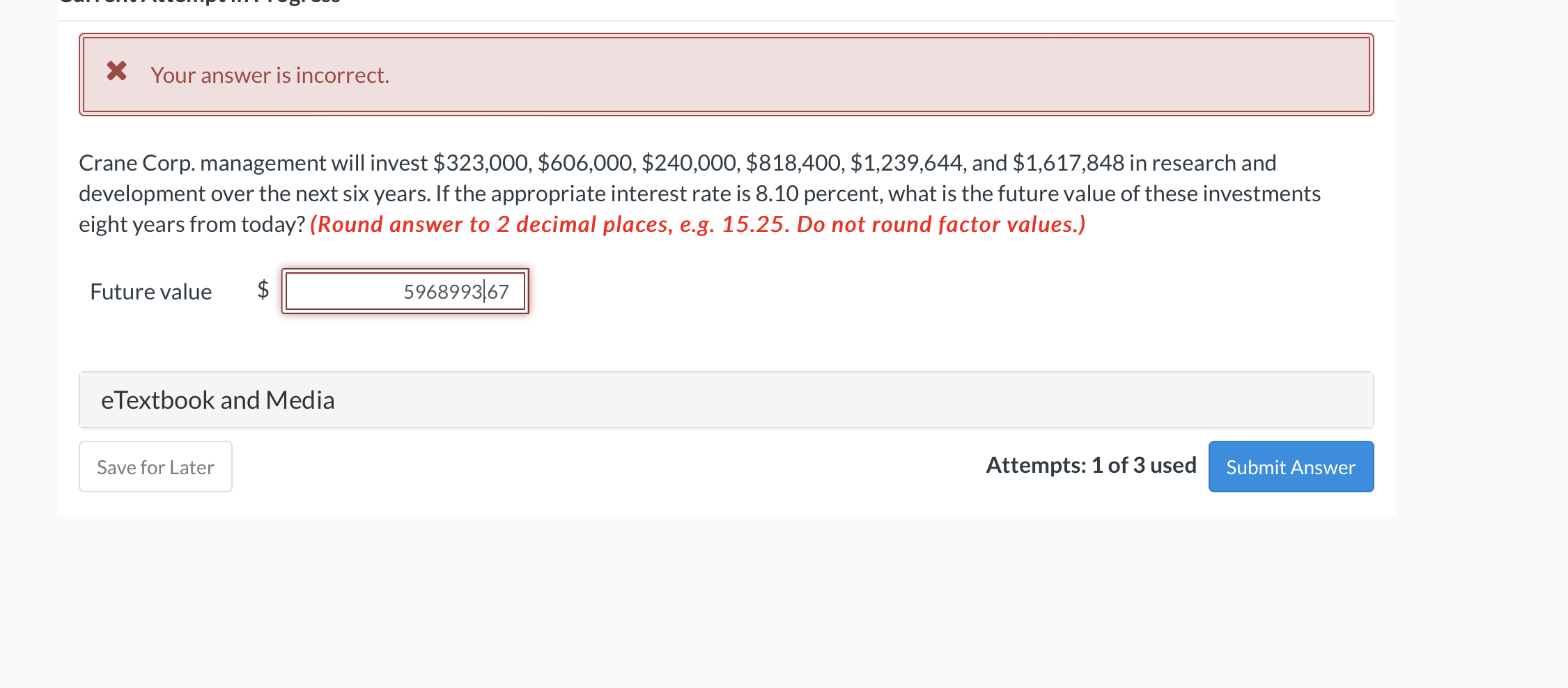 Solved Crane Corp. management will invest | Chegg.com