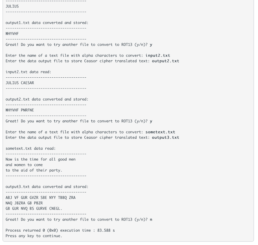 Solved Assignment 3a [12 points] –Using functions for file | Chegg.com