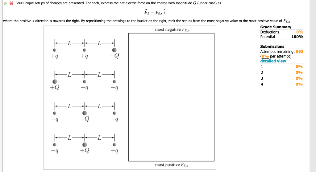 Solved FE=FE,xi^(4\%) Problem 25: A set of electric charges | Chegg.com