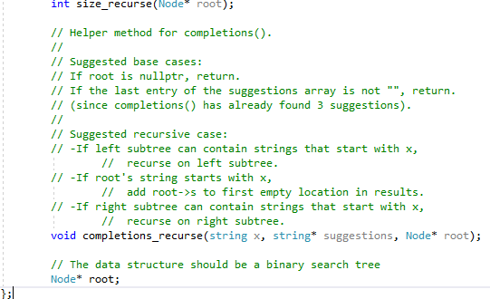 Solved Need help implementing void | Chegg.com