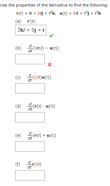Solved Use the properties of the derivative to find the | Chegg.com Solved Use the properties of the derivative to find the | Chegg.com