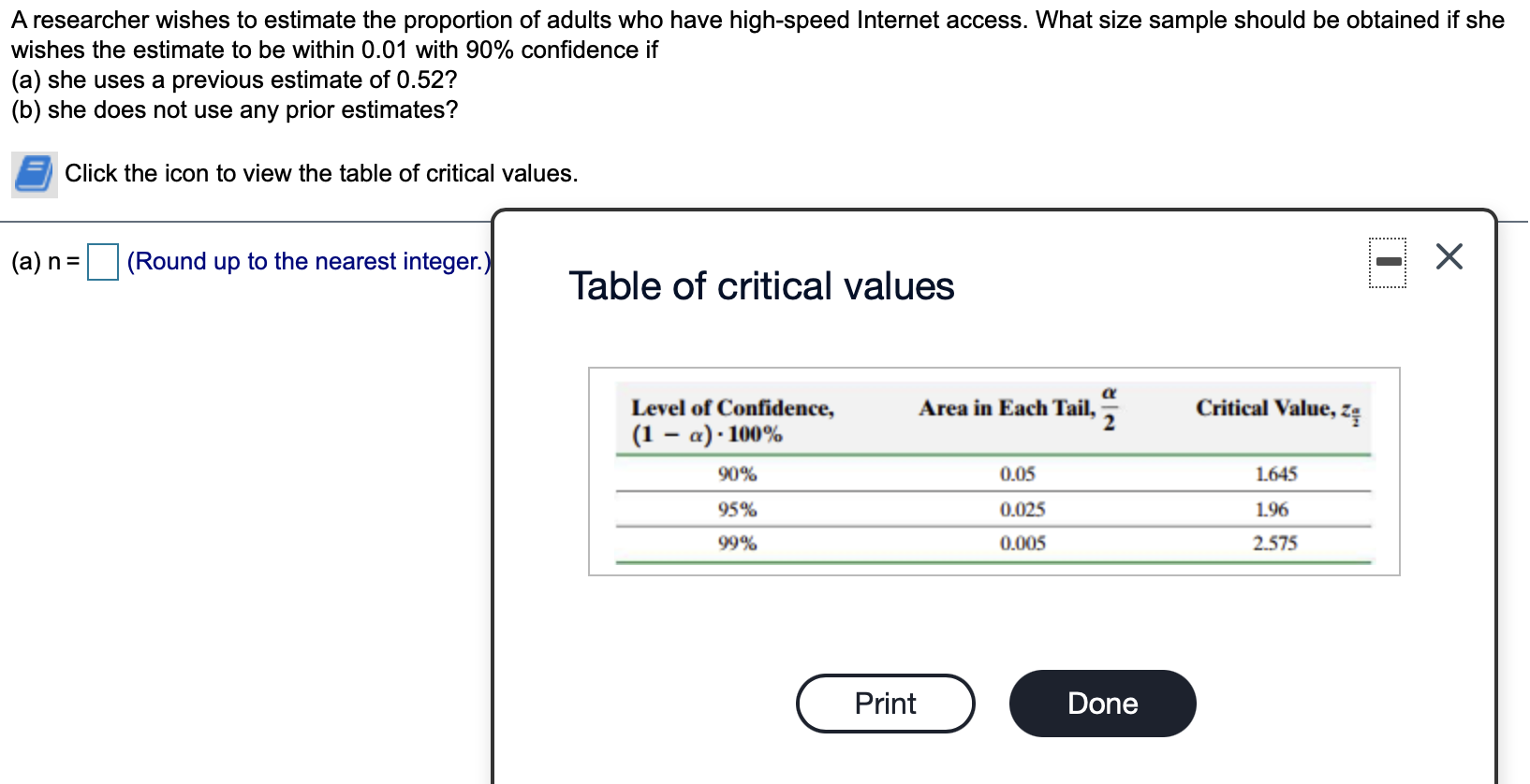 Solved A researcher wishes to estimate the proportion of | Chegg.com