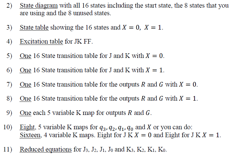 Solved Task: Design an electronic combination lock state | Chegg.com