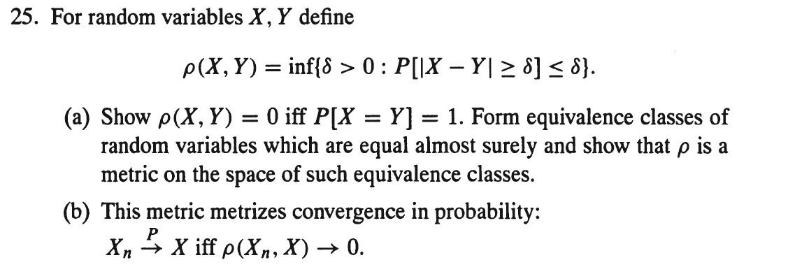Solved 25 For Random Variables X Y Define