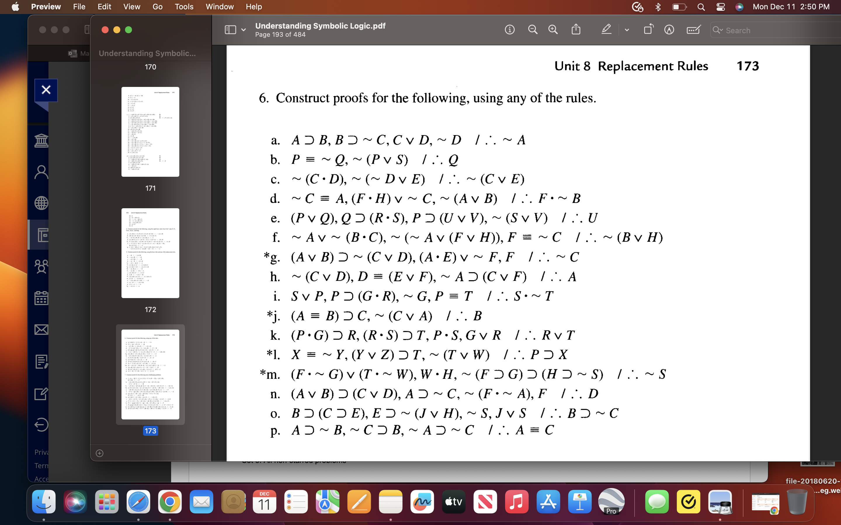 6. Construct proofs for the following, using any of | Chegg.com