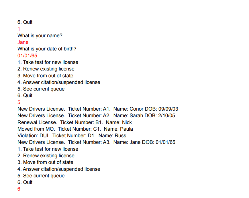 Solved I need help creating a driver program in JAVA. I will | Chegg.com