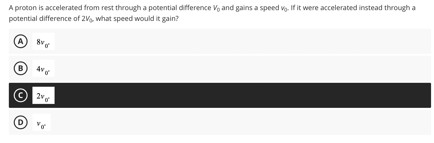 Solved A proton is ﻿accelerated from rest through a | Chegg.com
