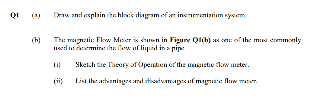 Solved (a) Draw and explain the block diagram of an | Chegg.com