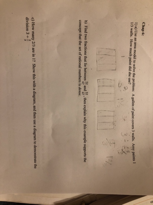 Solved Chap 6: 1) a) Use an area model to solve the problem: | Chegg.com