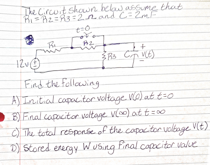 Solved The circuit shown below assume that R1=R2=R3=2Ω and | Chegg.com