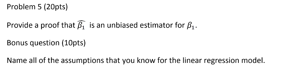 Solved Problem 5 (20pts) Provide a proof that B1 is an | Chegg.com