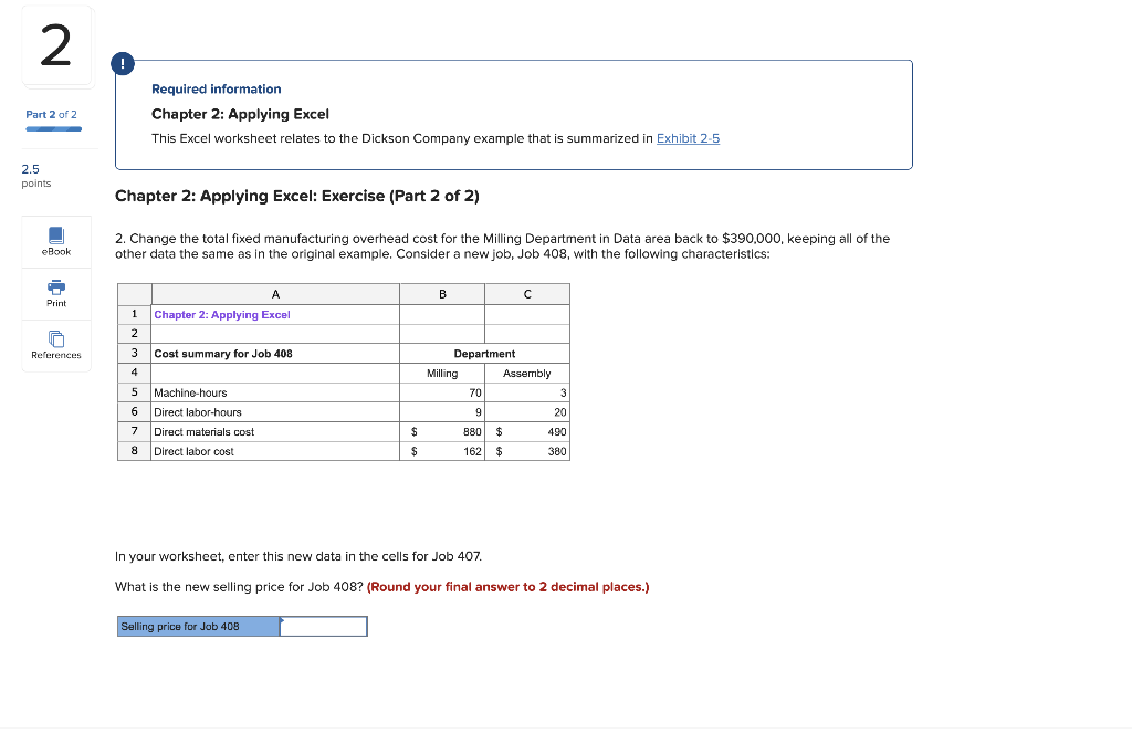 Solved x Chapter 2 Applying Excel Student Form HW - Copy - | Chegg.com