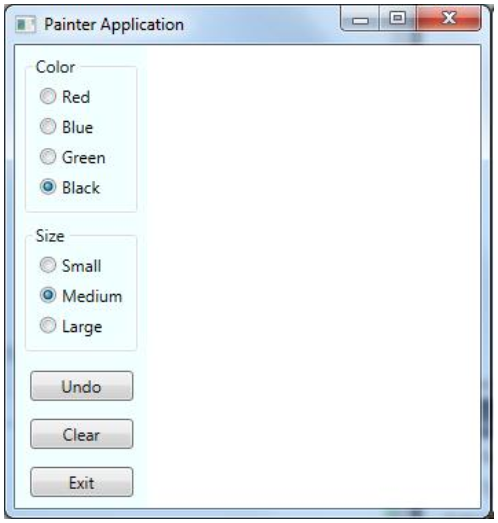 Solved In .NET C#, enhance the Painter application below. | Chegg.com