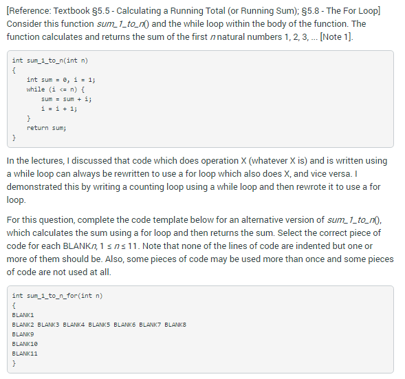 Solved [Reference: Textbook 55.5 - Calculating a Running | Chegg.com