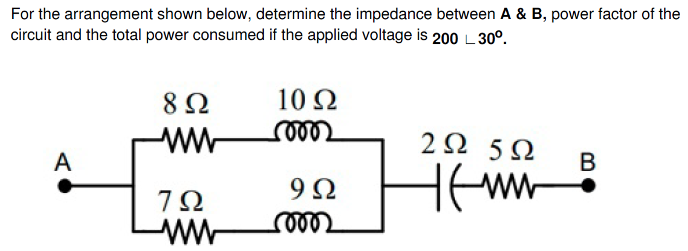 Solved For the arrangement shown below, determine the | Chegg.com