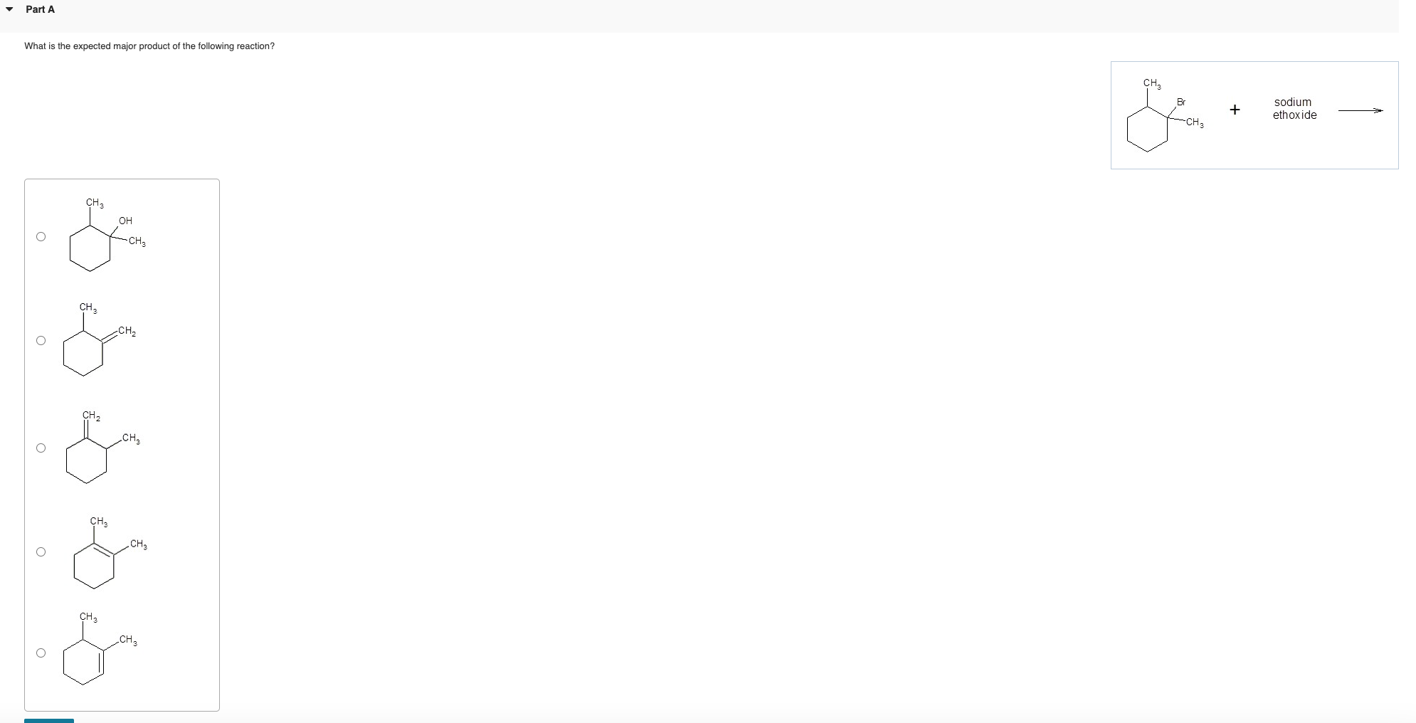 Solved What Is The Expected Major Product Of The Following