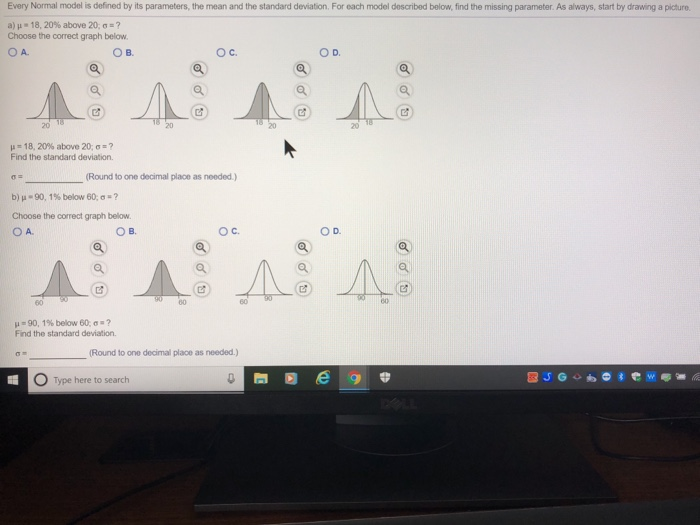 Solved Every Normal model is defined by its parameters, the | Chegg.com